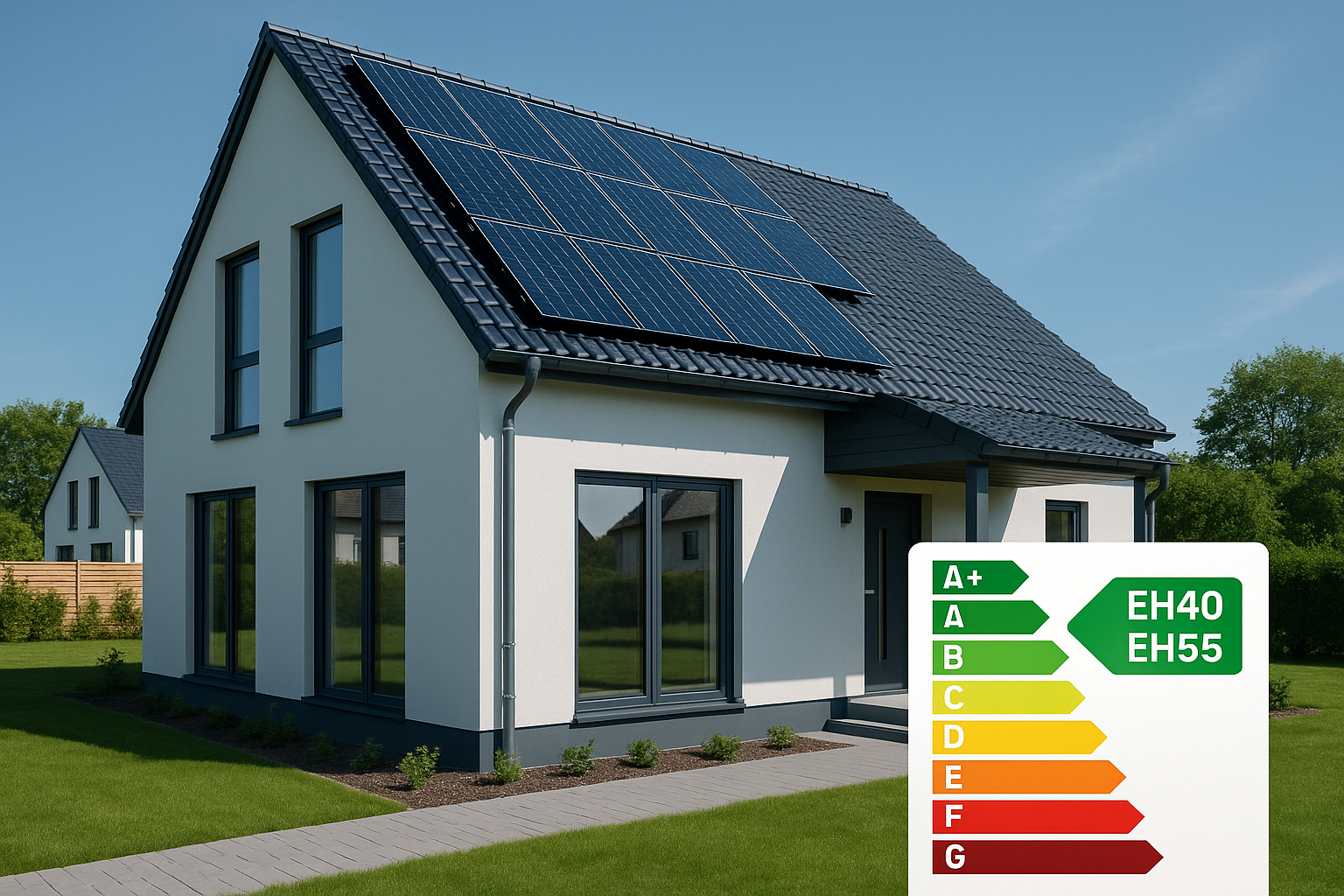 Energieeffizienz im Neubau: EH40 vs EH55 Vergleich | EMU Metering